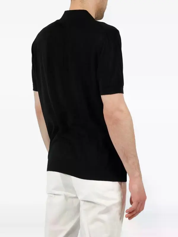 DRUMOHR V-neck Short-sleeve T-shirt - Black