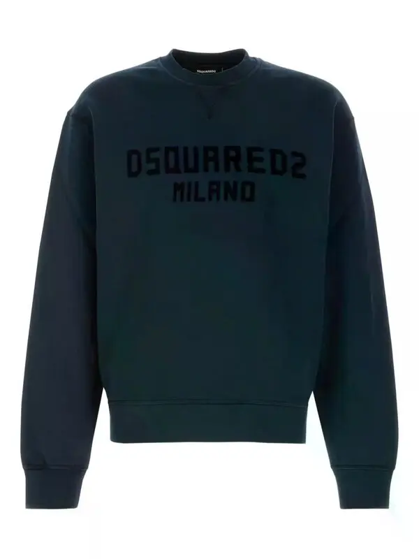 Dsquared2 Logo-embroidered Sweatshirt - Blue
