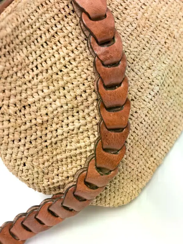 IBELIV Mihaja Raffia Shoulder Bag