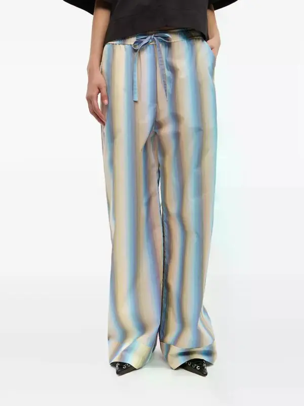 GANNI Striped Trousers