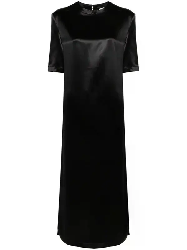 Loulou De Saison Silk-blend Maxi T-shirt Dress