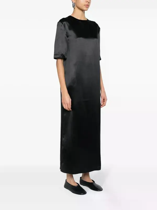 Loulou De Saison Silk-blend Maxi T-shirt Dress