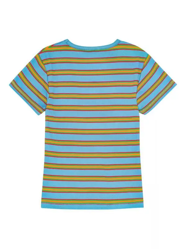 GANNI Striped Short-sleeve T-shirt