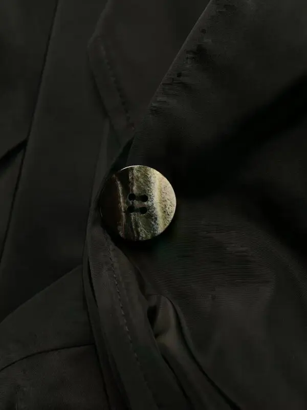 GANNI Notched-lapel Single-breasted Coat