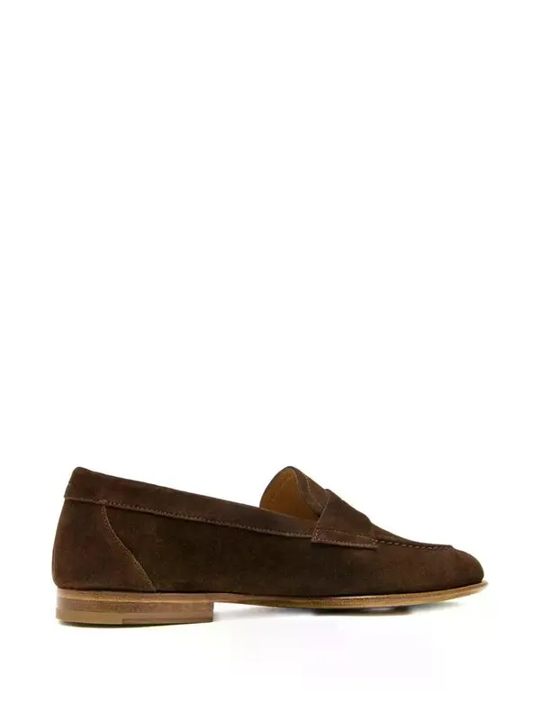 Magnanni Suede Loafers - Brown