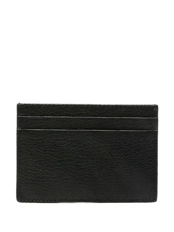 Roberto Cavalli Rc-plaque Leather Cardholder