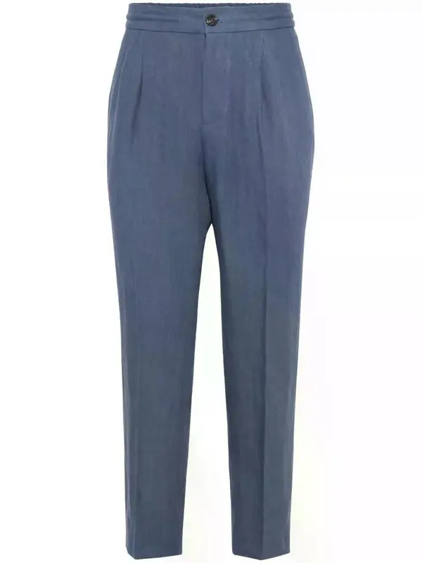 Brunello Cucinelli Linen Straight-leg Trousers