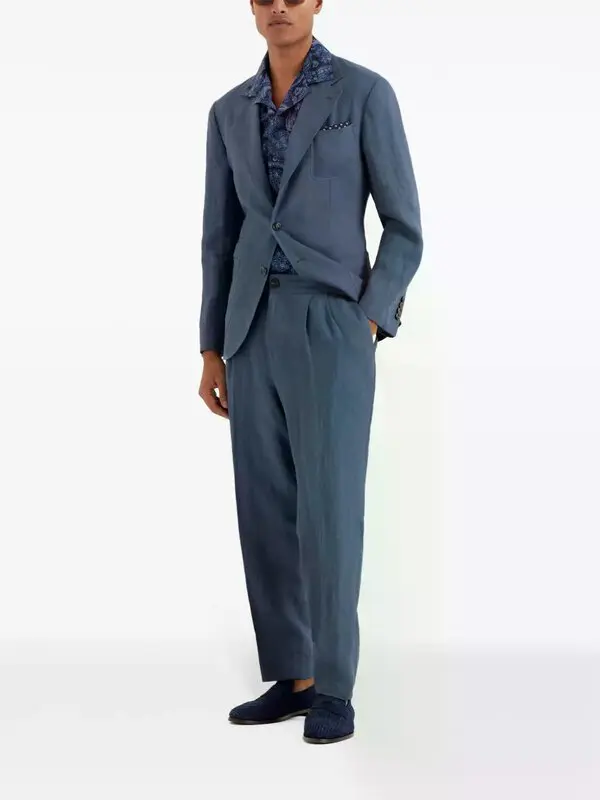 Brunello Cucinelli Linen Straight-leg Trousers