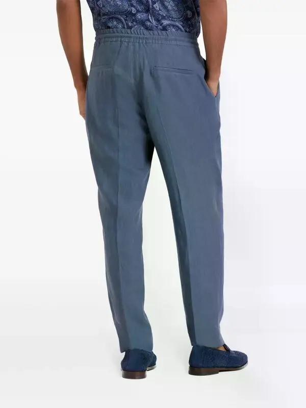 Brunello Cucinelli Linen Straight-leg Trousers