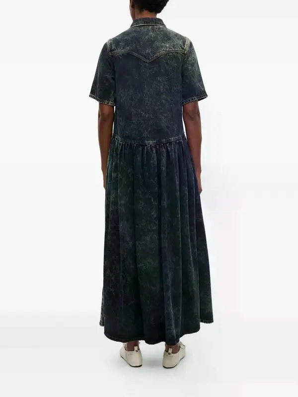 GANNI Denim Midi Dress