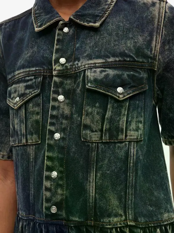 GANNI Denim Midi Dress