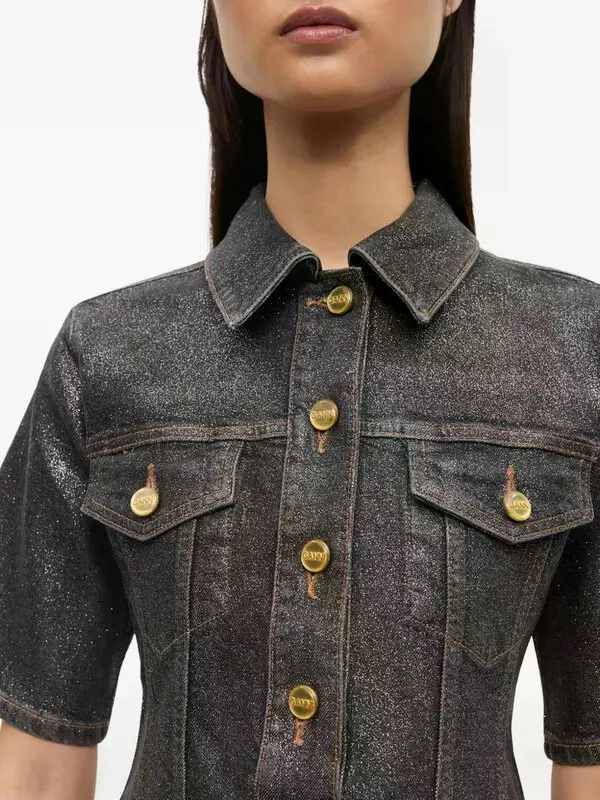 GANNI Denim Mini Dress