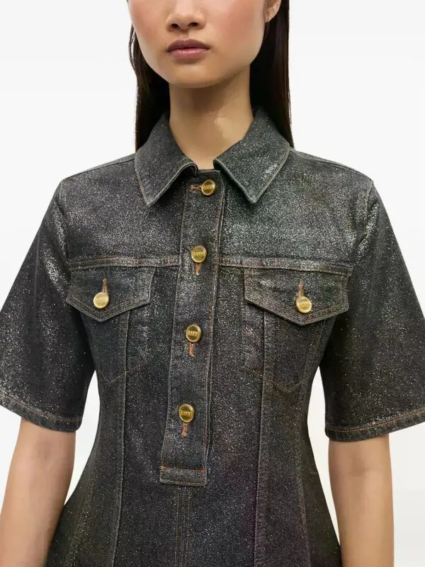 GANNI Denim Mini Dress