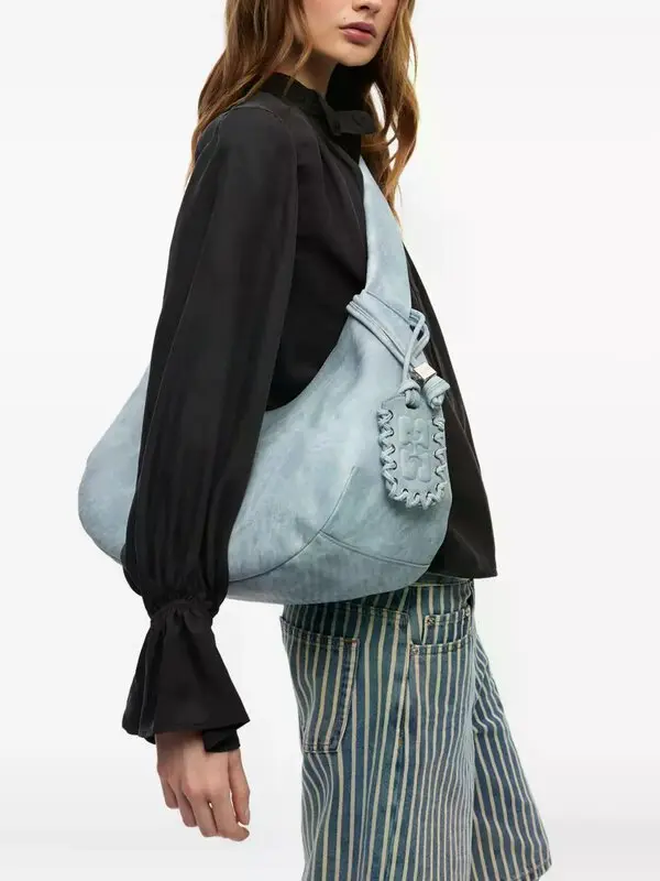 GANNI Tie-dye Effect Shoulder Bag