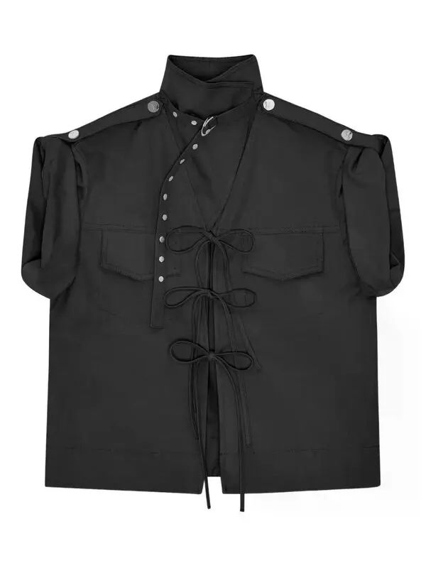 GANNI Stretch-cotton Blouse