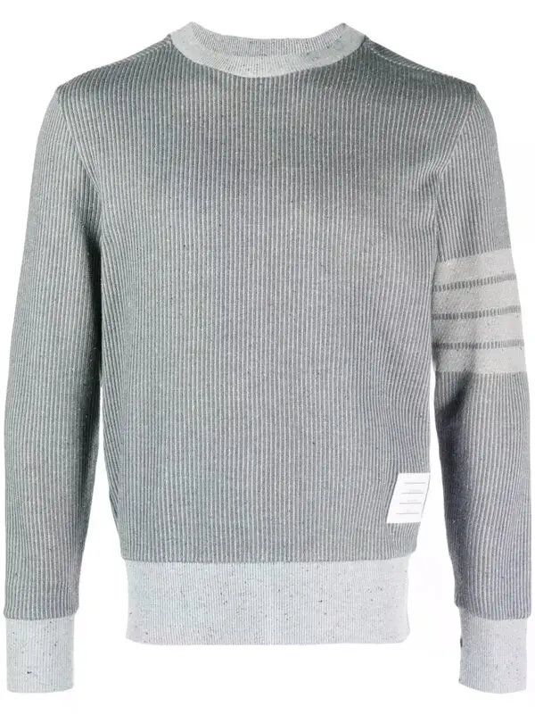 Thom Browne 4-bar Crew-neck Sweatshirt