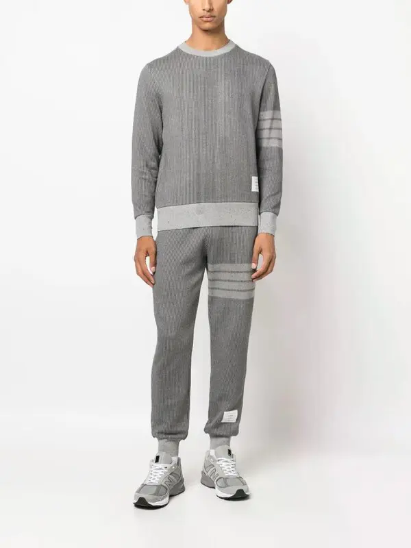 Thom Browne 4-bar Crew-neck Sweatshirt