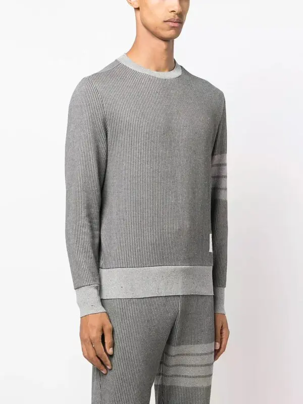 Thom Browne 4-bar Crew-neck Sweatshirt