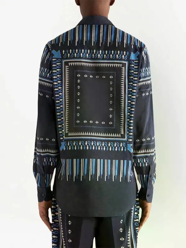 Etro Graphic-print Cotton Shirt