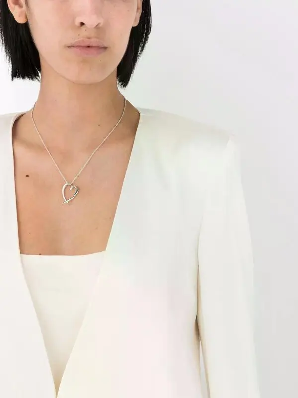 SHAUN LEANE Sterling Hooked Heart Pendant Necklace