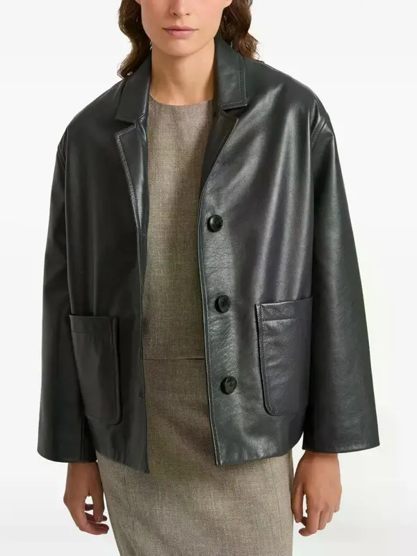 YVES SALOMON Leather Jacket