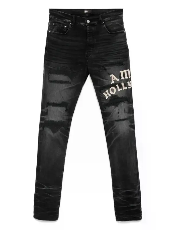 Amiri Distressed-effect Jeans