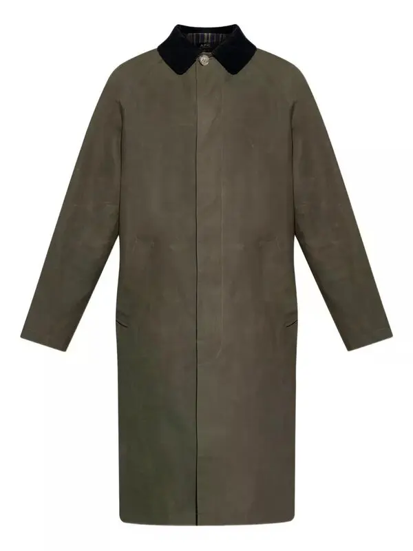 A.p.c. Corduroy-collar Coat