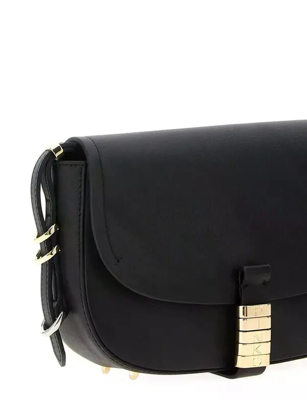 Pinko Leather Cross Body Bag - Black