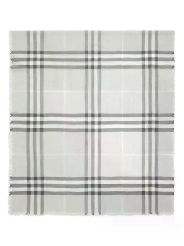 Burberry Check-print Wool Scarf