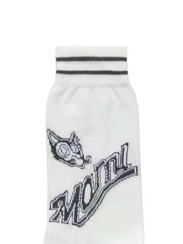 Marni Embroidered Logo Socks