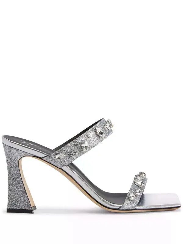 GIUSEPPE ZANOTTI Flaminia 85mm Crystal-embellished Sandals