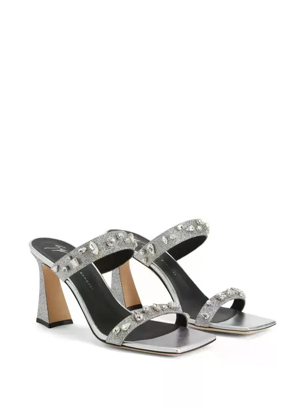 GIUSEPPE ZANOTTI Flaminia 85mm Crystal-embellished Sandals