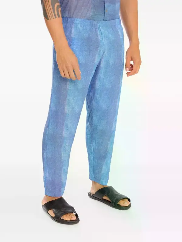 AMIR SLAMA Checked Trousers