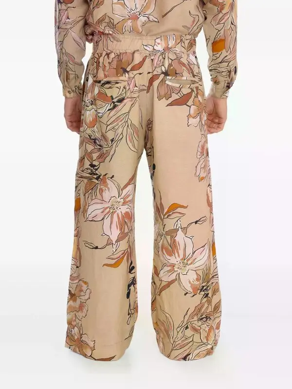 AMIR SLAMA Floral-print Trousers