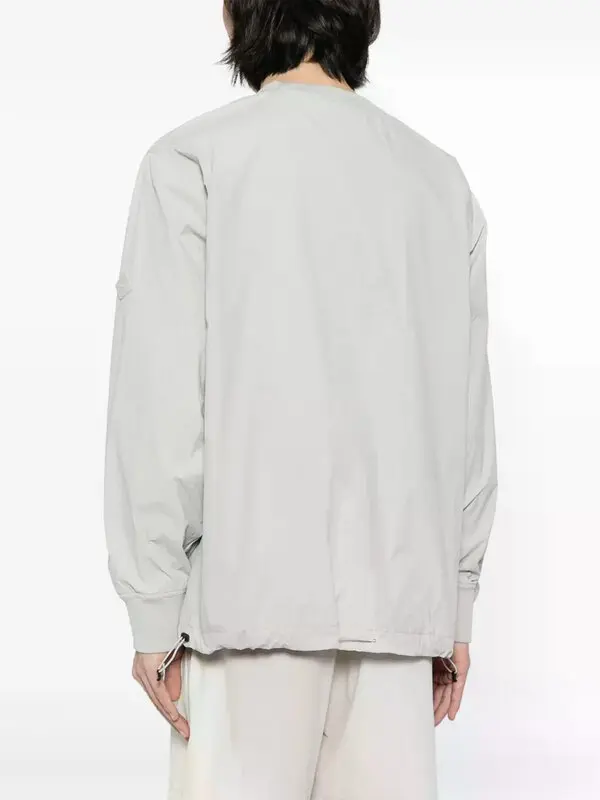 SPOONYARD Zip-pocket Crew-neck Sweatshirt - Grey