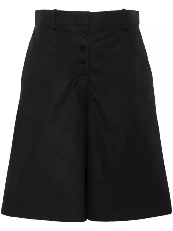 JIL SANDER High-waist Bermuda Shorts