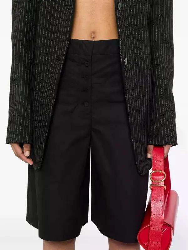 JIL SANDER High-waist Bermuda Shorts