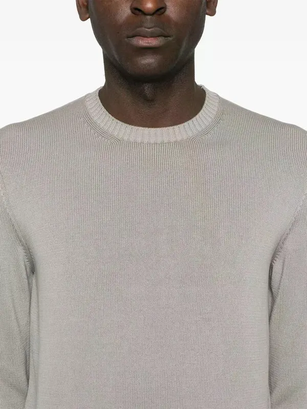 Fedeli Organic Cotton Crew Neck Sweater