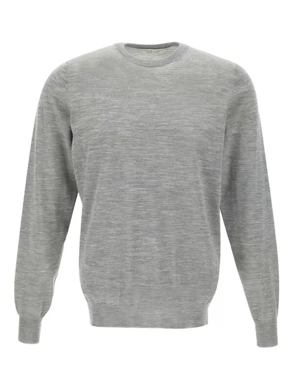 FILIPPO DE LAURENTIIS Merino Wool Crew Neck Sweater