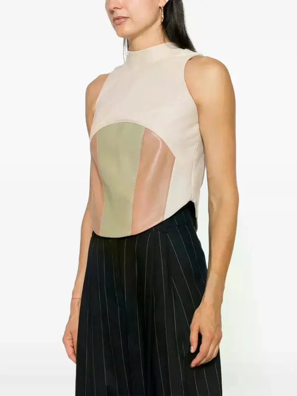 MITILIANE COUTURE Panelled Sleeveless Top