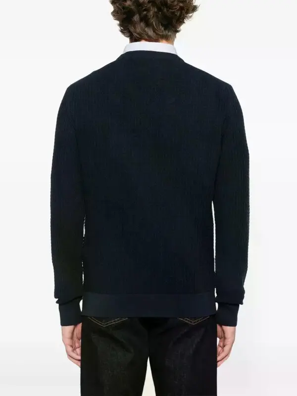 Gant Waffle-knit Sweater - Blue