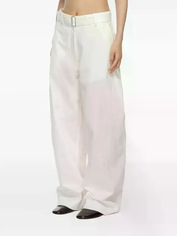 Studio Nicholson Belted Trousers - White