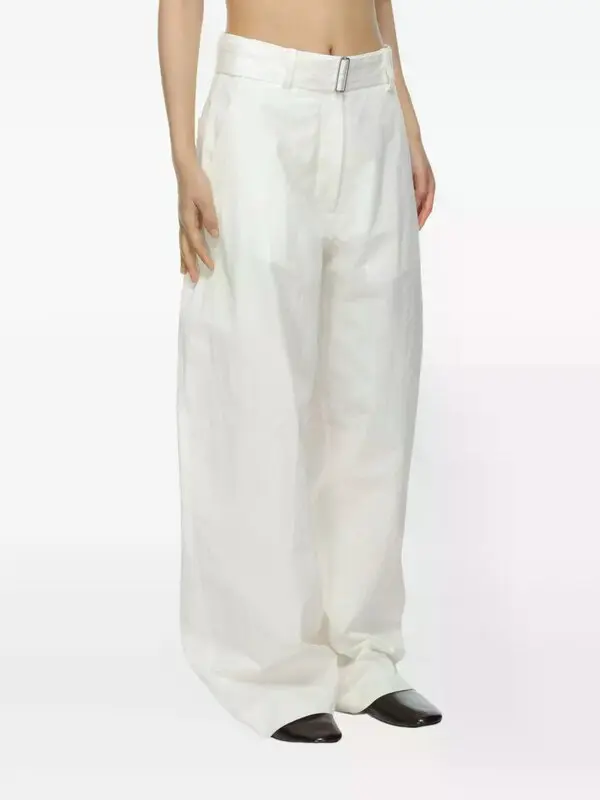 Studio Nicholson Belted Trousers - White
