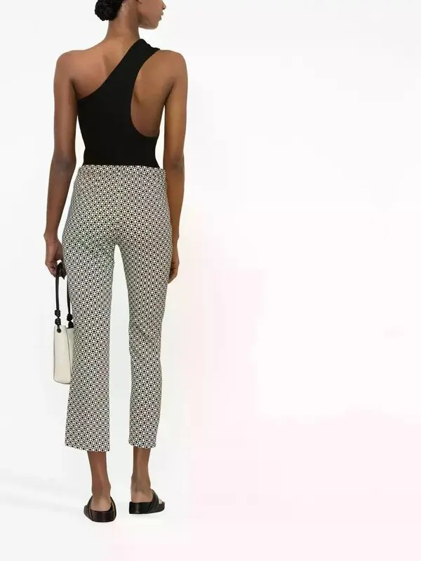 Max Mara Geometric Jacquard Tailored Trousers