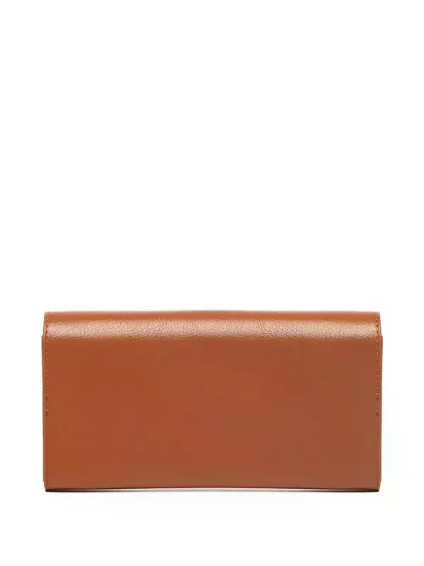 V°73 Logo-plaque Wallet - Brown