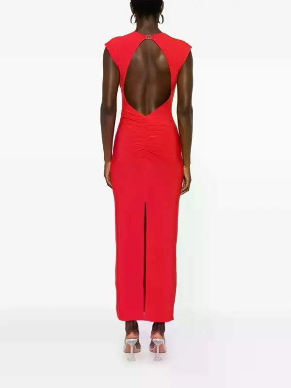 NISSA Backless Midi Dress
