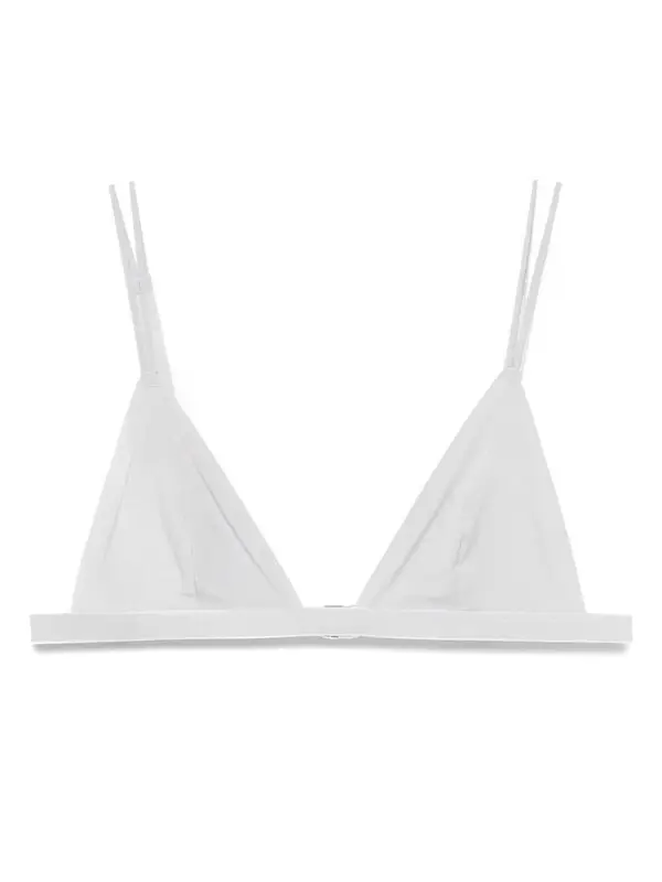 Patrizia Pepe Fly-motif Bra - Grey