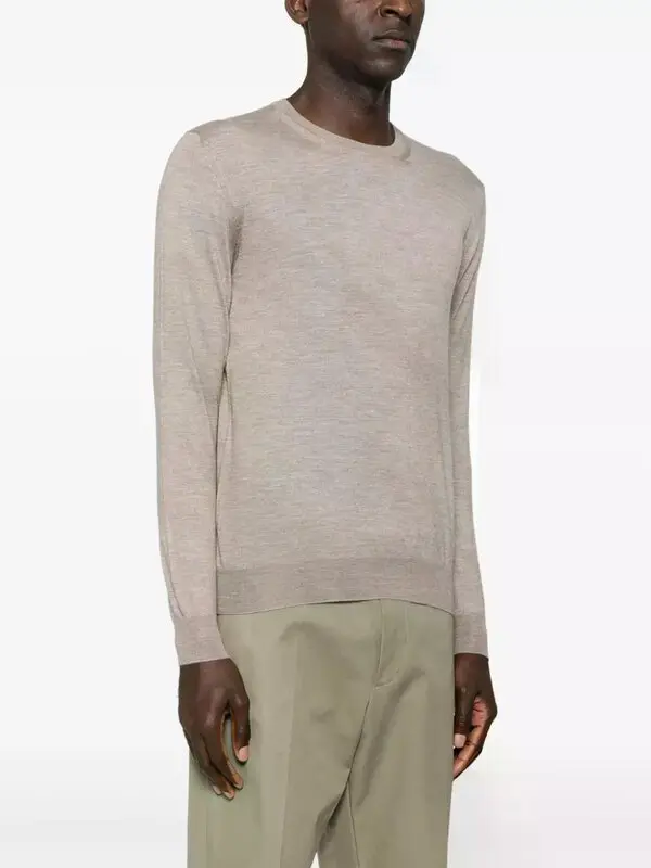Fedeli Fine-knit Sweater - Neutrals