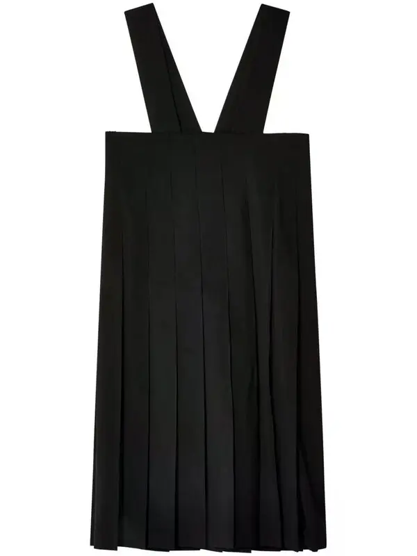Comme Des Garçons Pleated Sleeveless Shirt - Black
