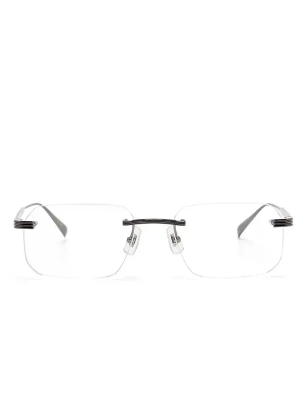 Dunhill Rectangle-frame Glasses - Black